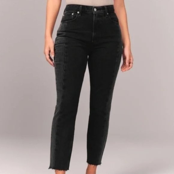Abercrombie & Fitch | Jeans | Abercrombie The Mom High Rise Curve Love ...